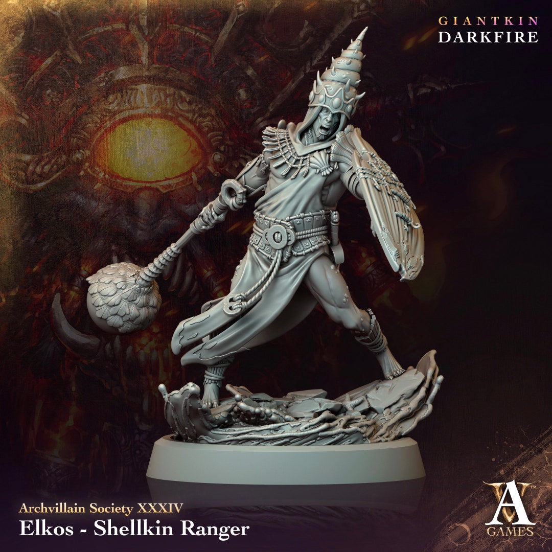 Dnd Miniature Mountain Ranger Miniature for Dungeons and Dragons ...