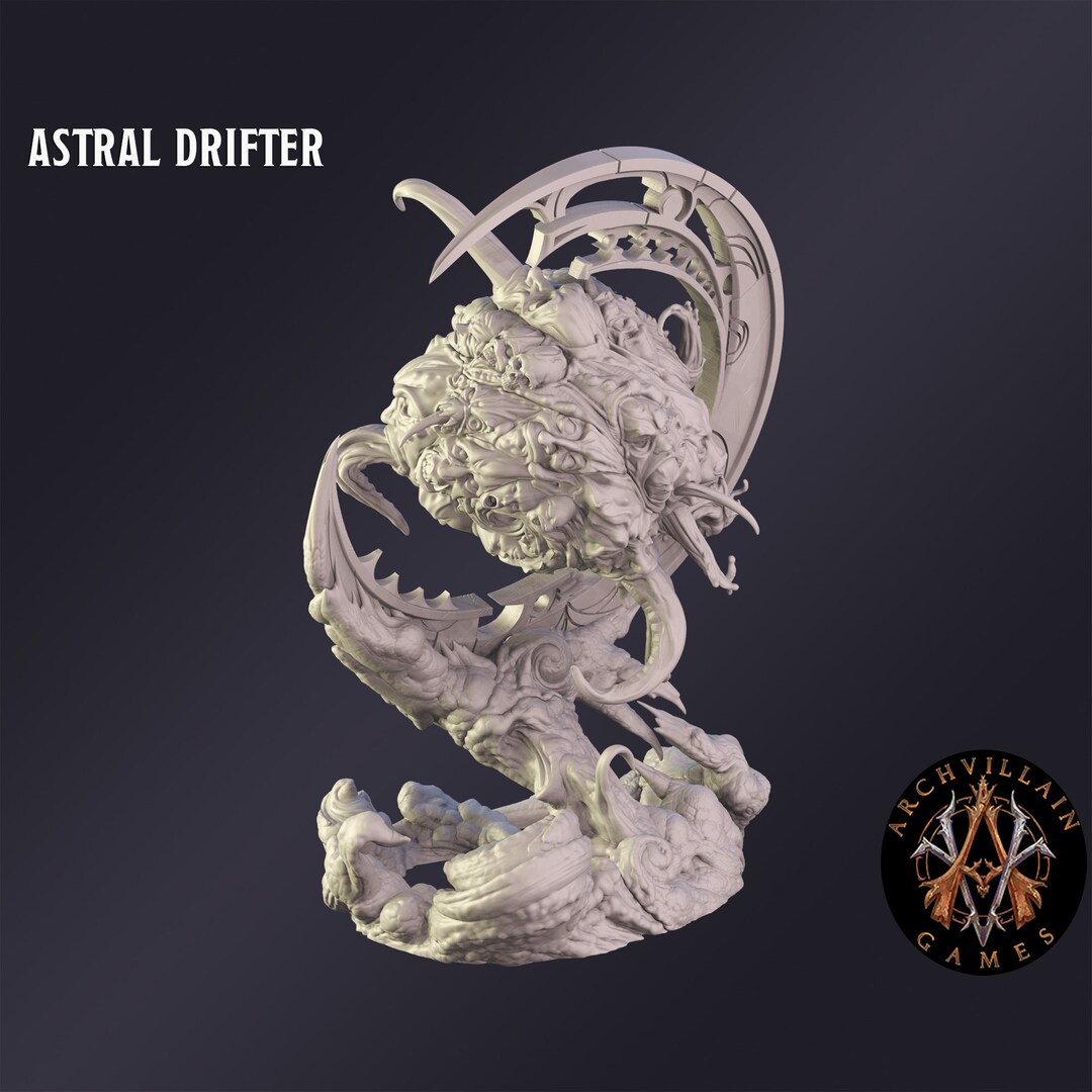 Dnd Miniature Astral Drifter Miniature for Dungeons and Dragons ...