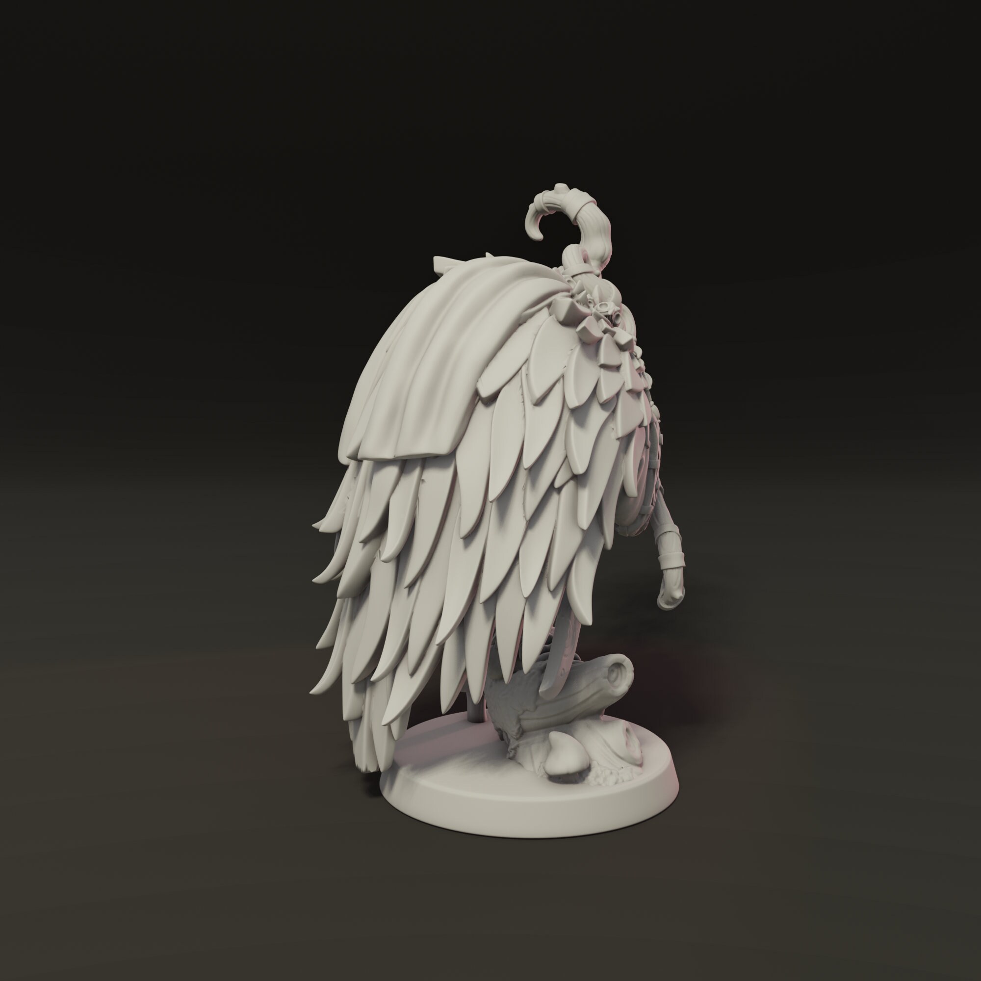 Dnd Miniature Owlin Druid Sage Miniature for Dungeons and Dragons ...