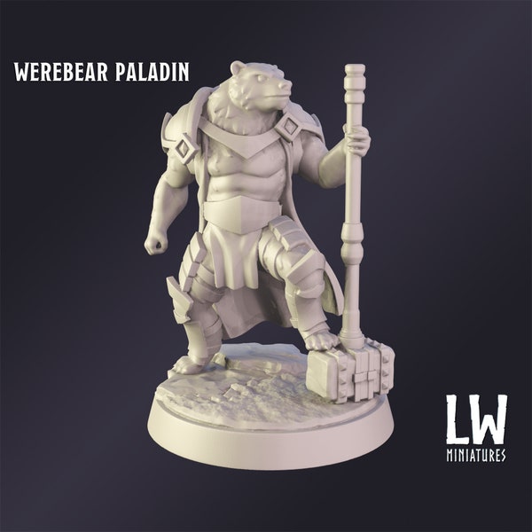 Werebear Miniature - Etsy