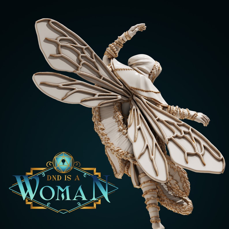 Dnd Miniature Fairy Pixie Warlock Miniature for Dungeons and Dragons ...