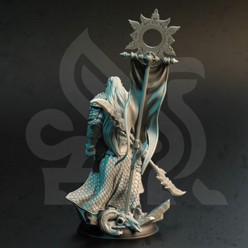 Dnd Miniature Elf Eldritch Knight Miniature for Dungeons and Dragons ...