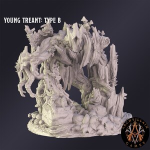 Dnd Miniature Young Treant Miniature for Dungeons and Dragons Tabletop ...