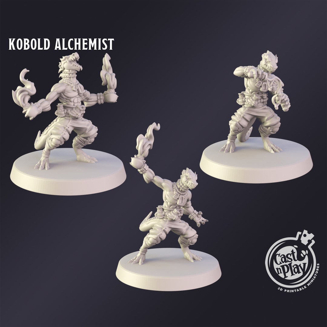 Kobold Alchemist Premium Tabletop Game Miniature From Cast N Play ...