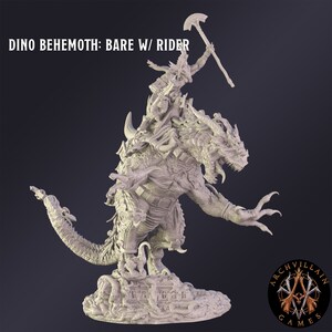 Dino Behemoth Premium Tabletop Game Miniature From Archvillain - Etsy