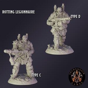 Dnd Miniature Rotting Legionnaire Miniature for Dungeons and Dragons ...