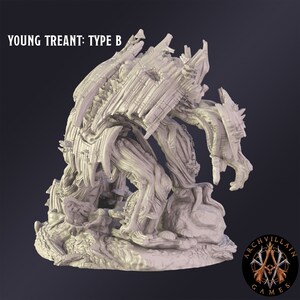 Dnd Miniature Young Treant Miniature for Dungeons and Dragons Tabletop ...