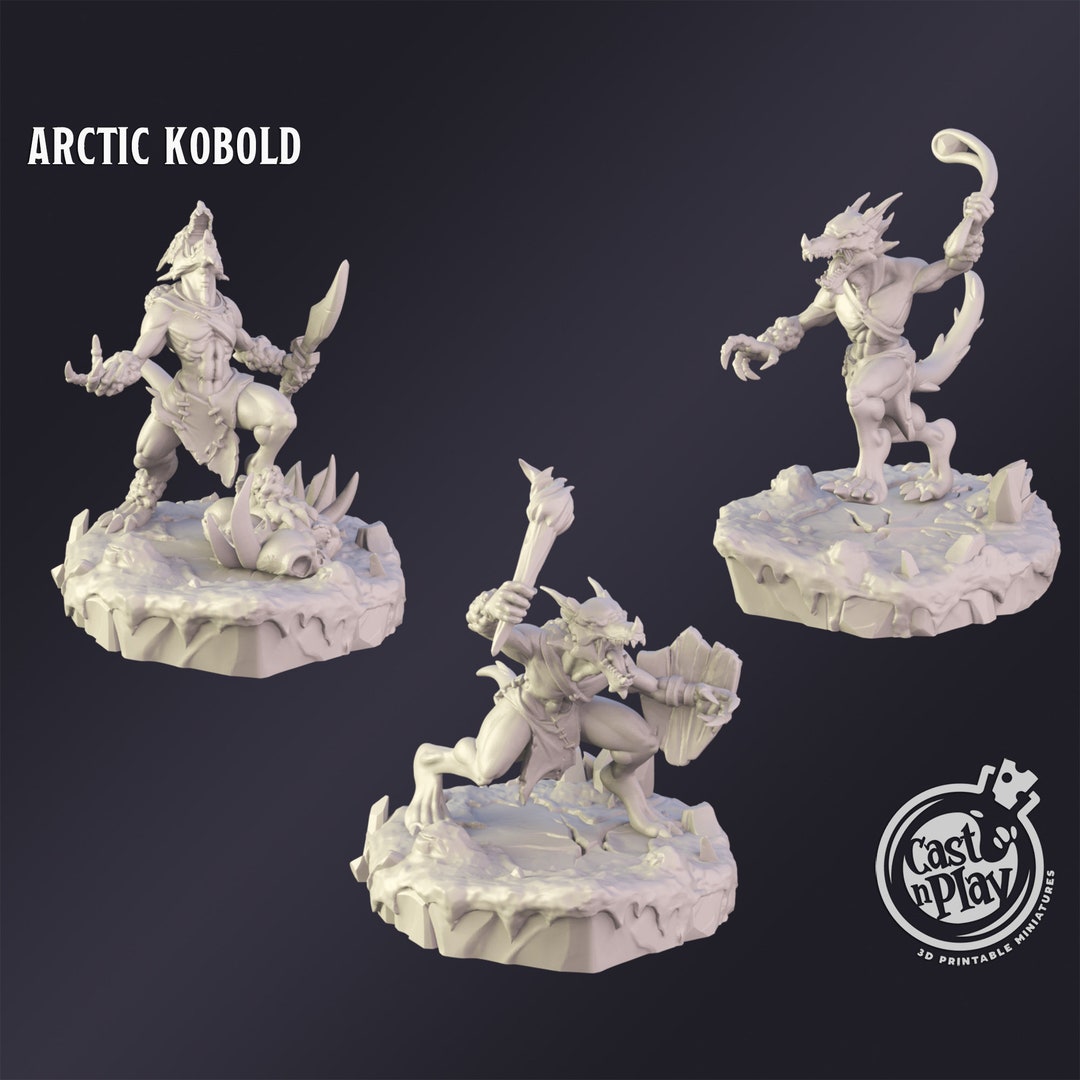 Dnd Miniature Icewind Kobold Miniature for Dungeons and Dragons ...