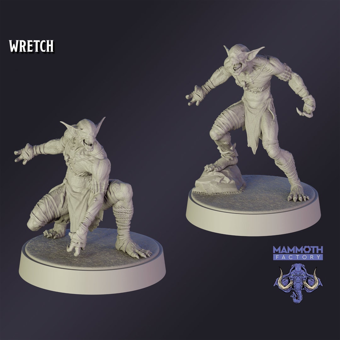 Dnd Miniature Wretch Miniature for Dungeons and Dragons Tabletop RPG ...