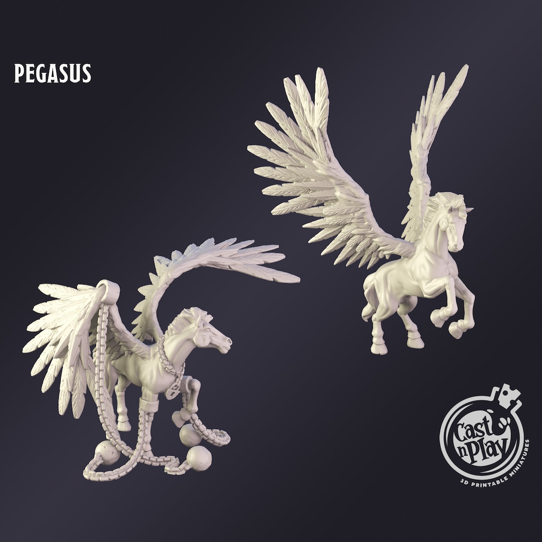 Dnd Miniature Pegasus Miniature for Dungeons and Dragons Tabletop RPG ...