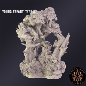 Dnd Miniature Young Treant Miniature for Dungeons and Dragons Tabletop ...