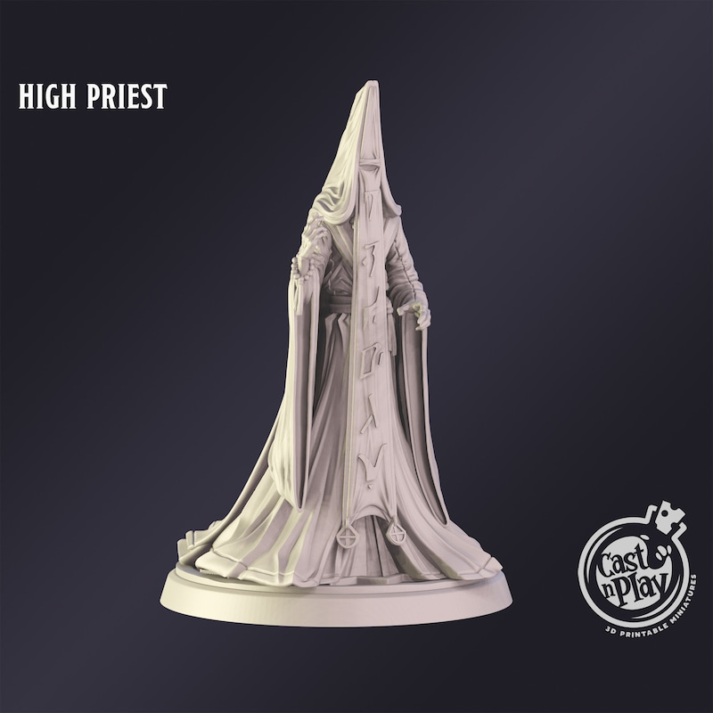 Tabletop Mini War Priest - Etsy