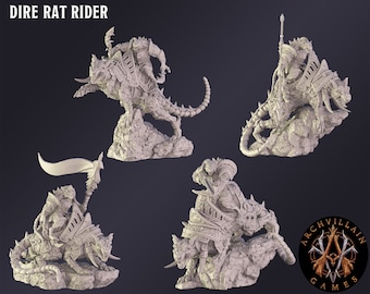 Dire Rat Miniature - Etsy