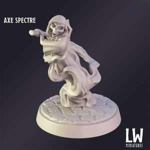 Dnd Miniature Axe Spectre Miniature for Dungeons and Dragons Tabletop ...