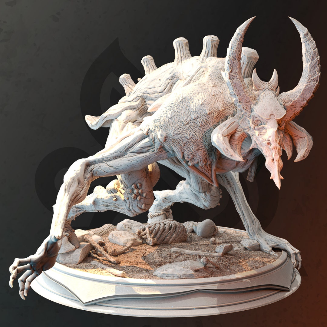 Dnd Miniature Wendigo Miniature for Dungeons and Dragons Tabletop RPG ...