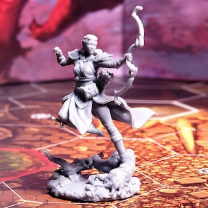 Dnd Miniature Female Elf Ranger Miniature for Dungeons and Dragons ...