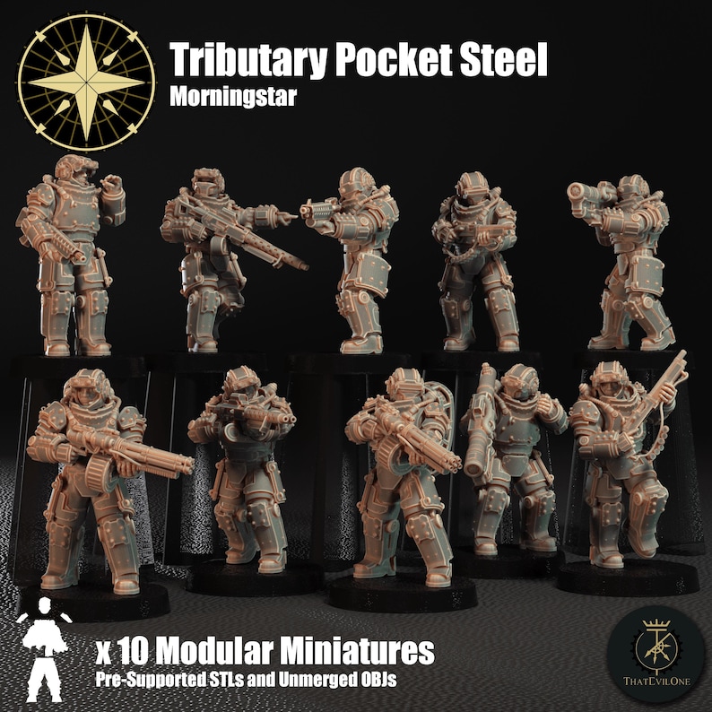 Directorate Tributary Pocketsteel Squad Resin Game Miniature From ...