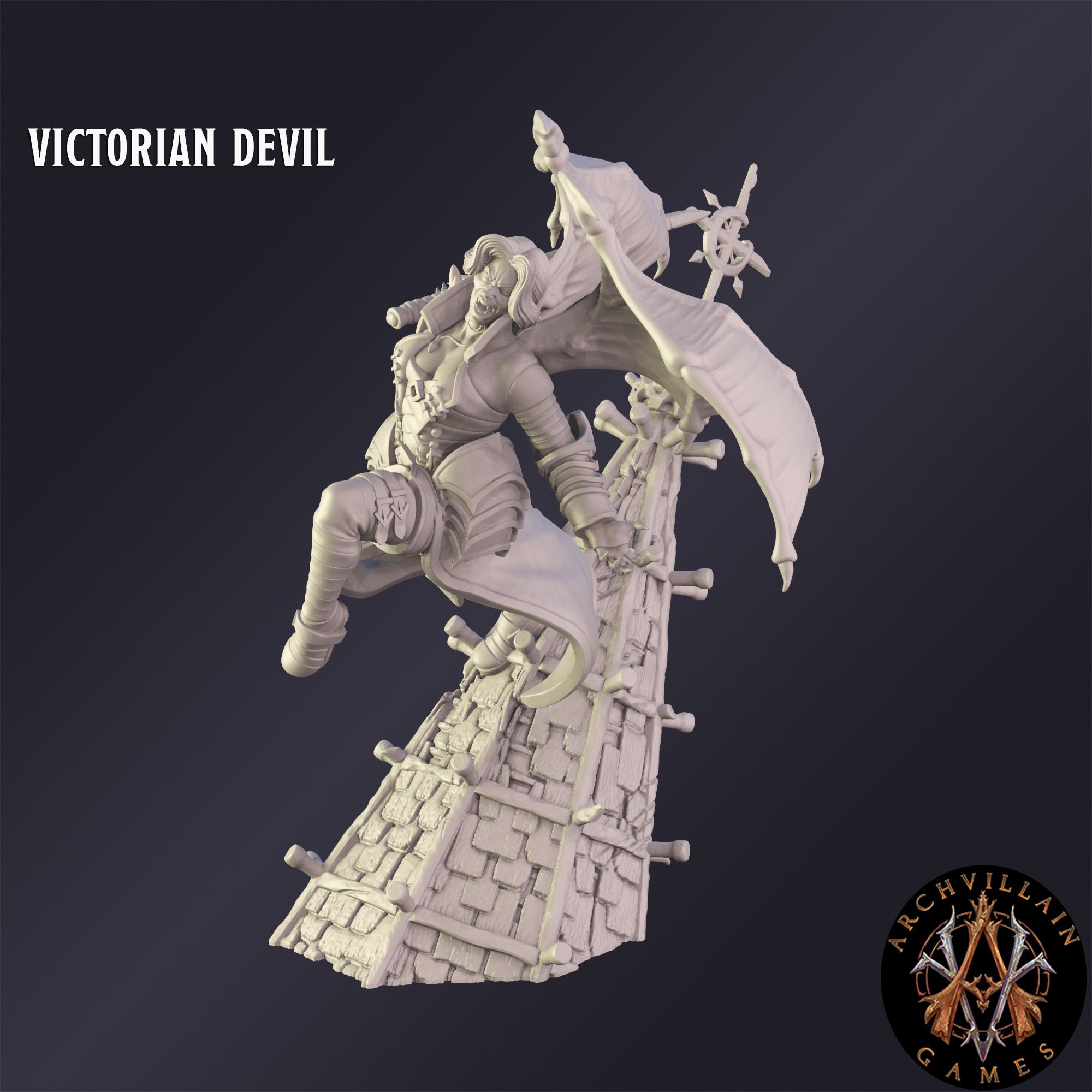 Victorian Devil Premium Tabletop Game Miniature From - Etsy