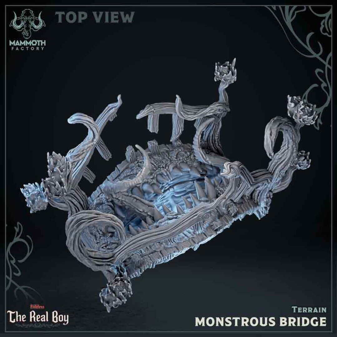 Dnd Miniature Bridge Mimic Monstrosity Miniature for Dungeons and ...