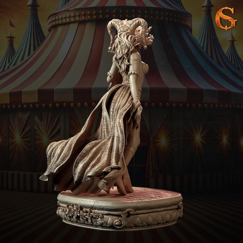 Dnd Miniature Fire Eater Circus Performer Miniature for Dungeons and ...