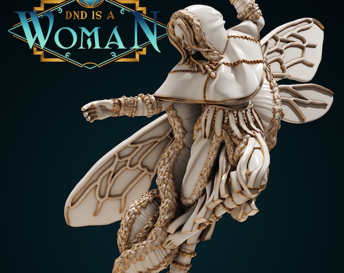 Dnd Miniature Fairy Pixie Warlock Miniature for Dungeons and Dragons ...