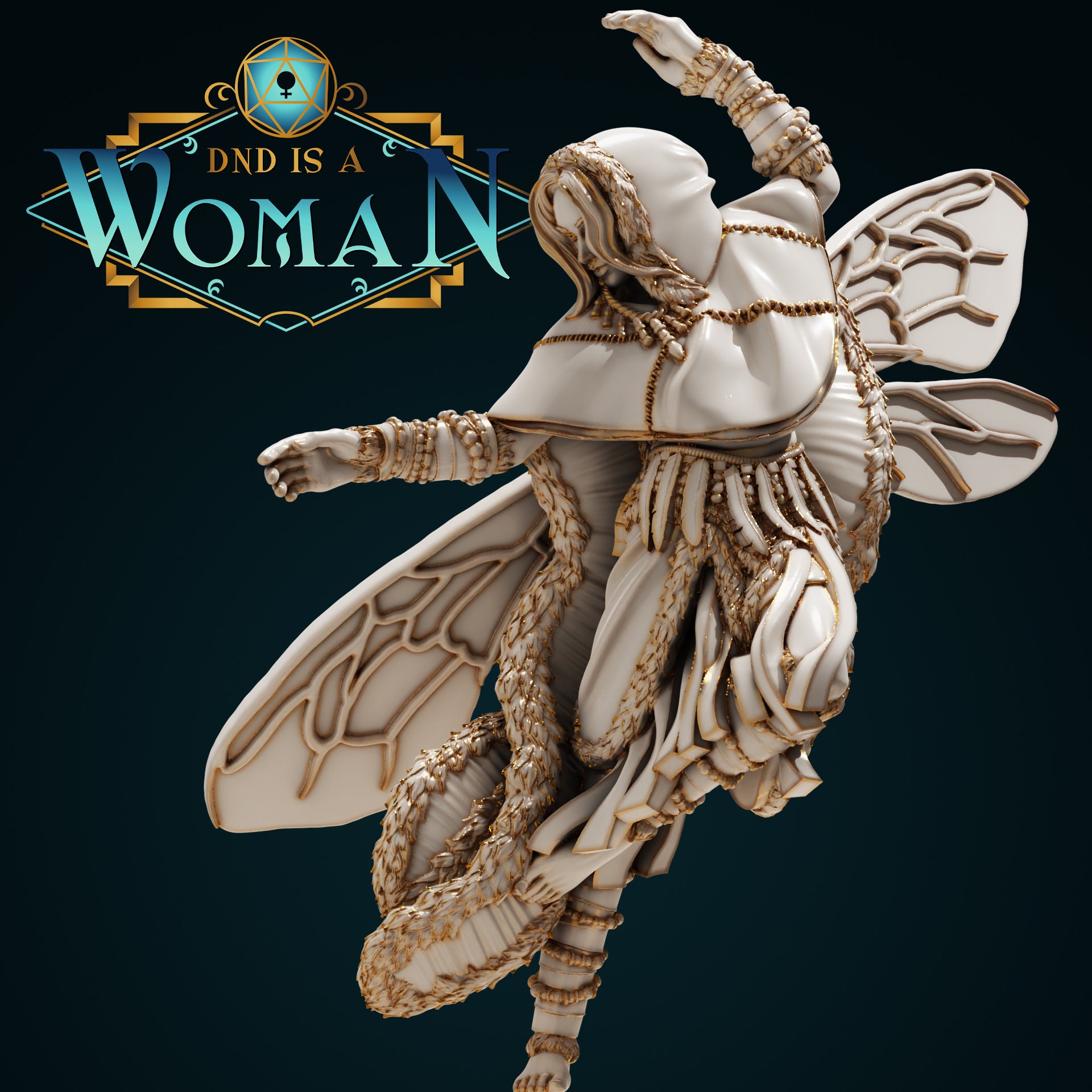 Dnd Miniature Fairy Pixie Warlock Miniature for Dungeons and Dragons ...