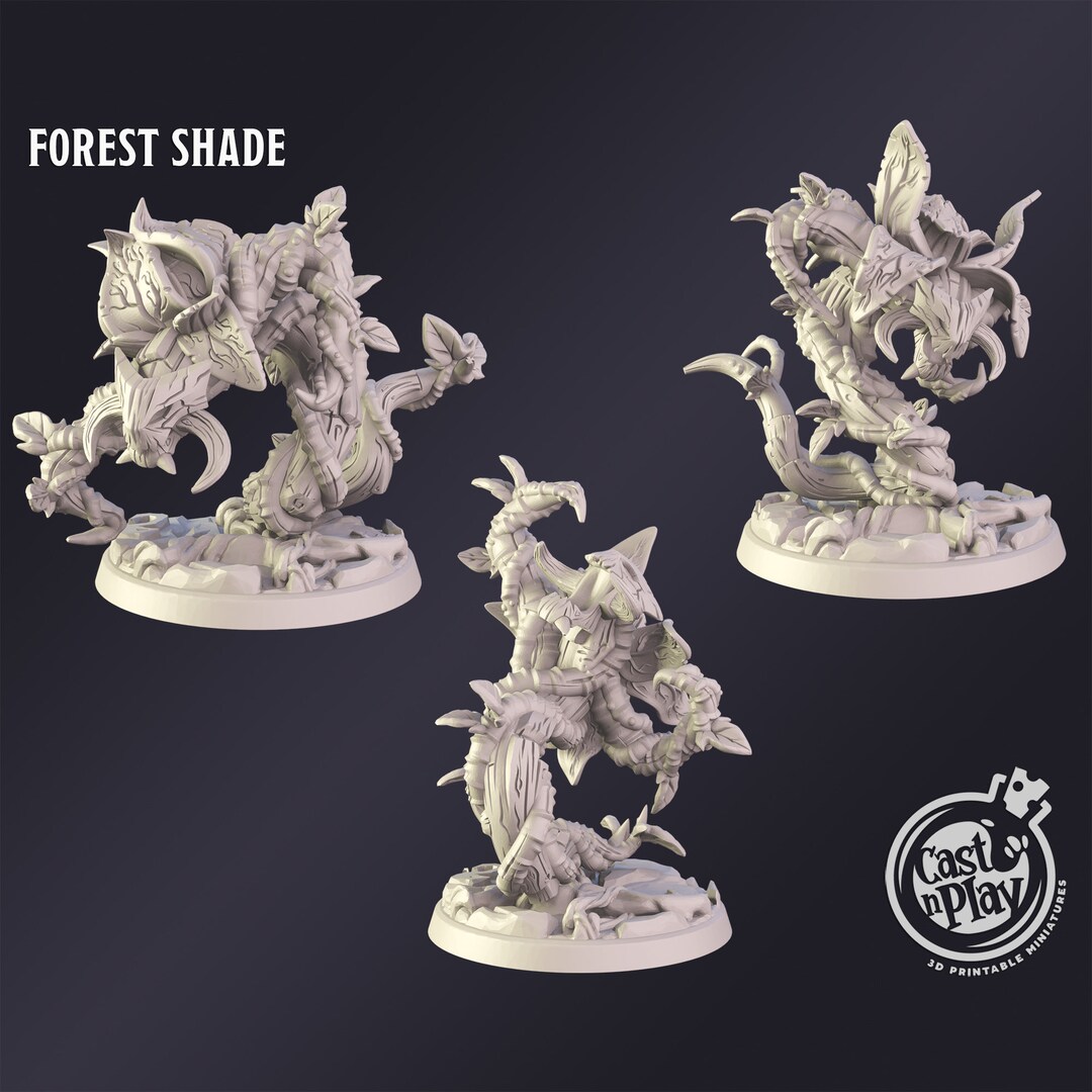 Dnd Miniature Forest Shade Miniature for Dungeons and Dragons Tabletop ...