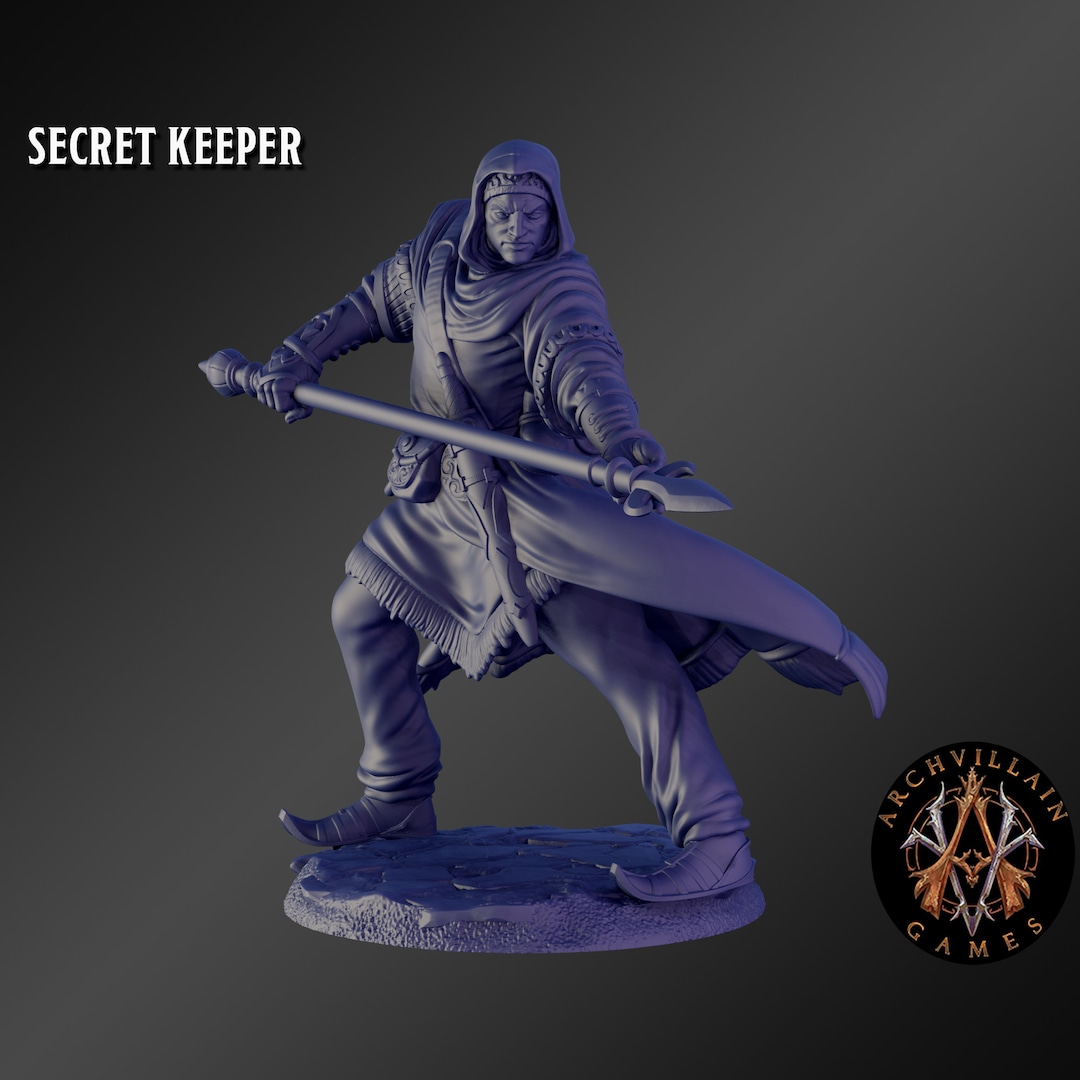 Dnd Miniature Secret Keeper Miniature for Dungeons and Dragons Tabletop ...