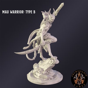 Dnd Miniature Mau Warrior Miniature for Dungeons and Dragons Tabletop ...
