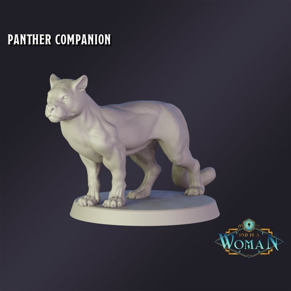 Dnd Panther Miniature - Etsy
