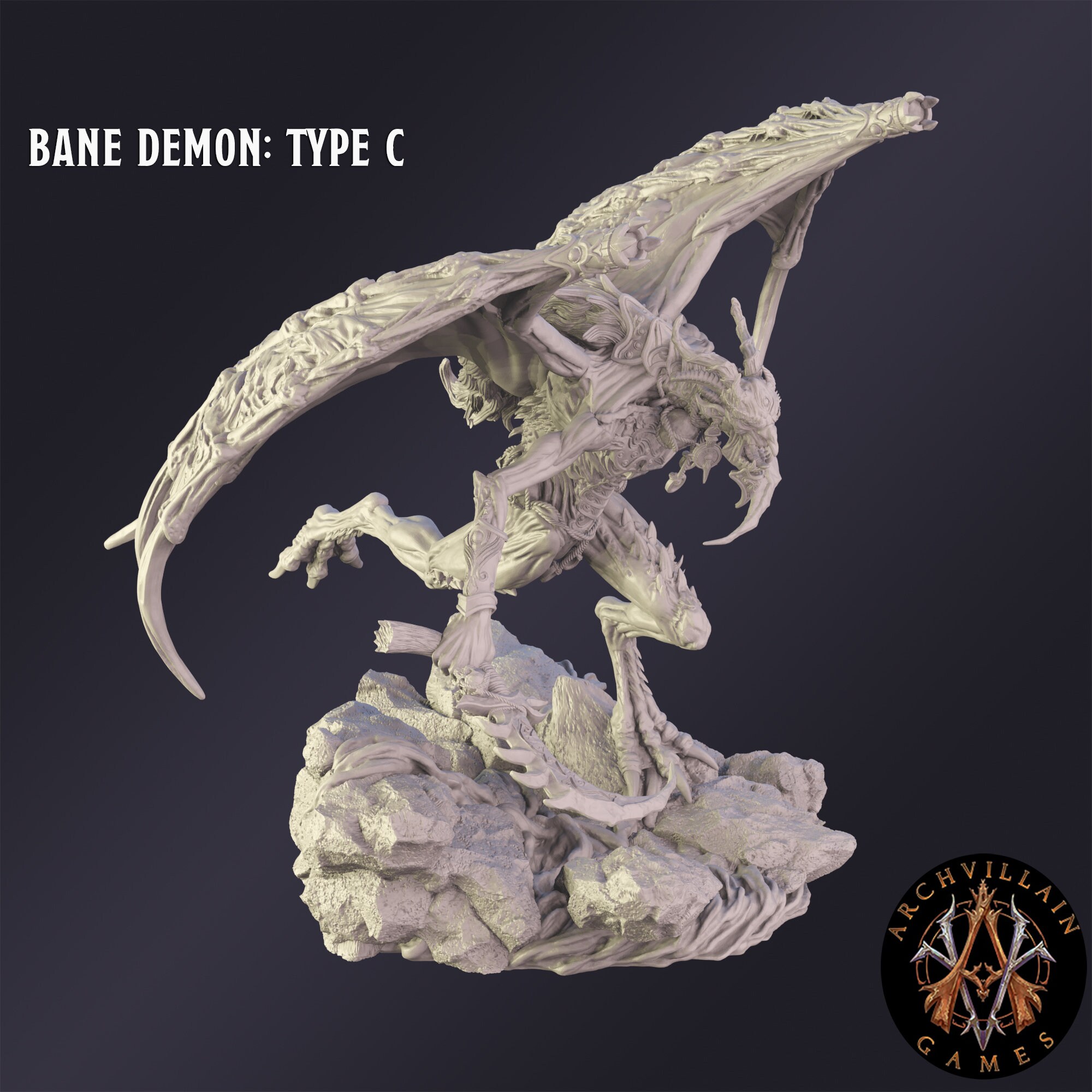 Role Playing Miniatures Warhammer Pathfinder Archvillain Games Bane ...