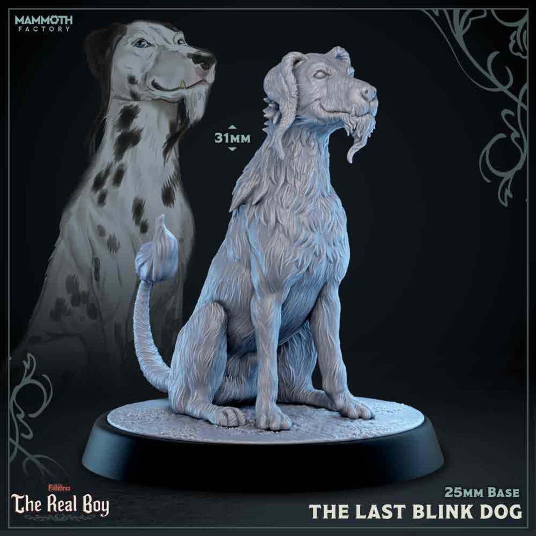Dnd Miniature Blink Dog Miniature for Dungeons and Dragons Tabletop RPG ...