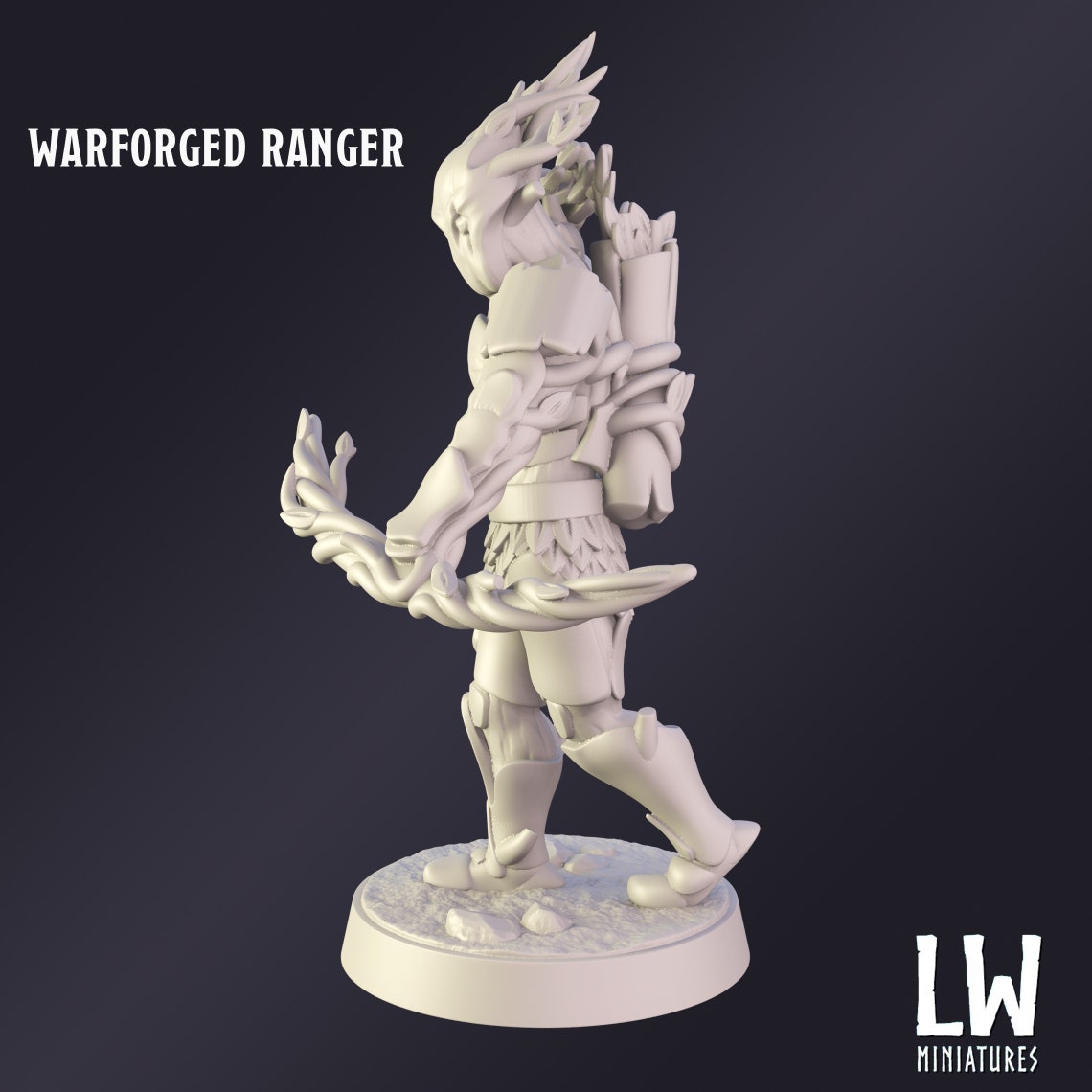 Warforged Ranger Premium Tabletop Game Miniature From Lost - Etsy