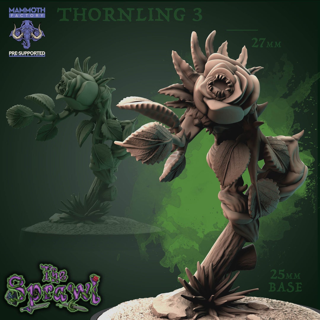 Dnd Miniature Thornling Miniature for Dungeons and Dragons Tabletop RPG ...