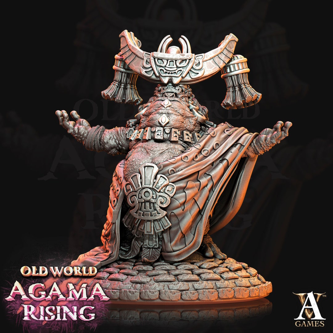 Dnd Miniature Lizard Acolyte Miniature for Dungeons and Dragons ...