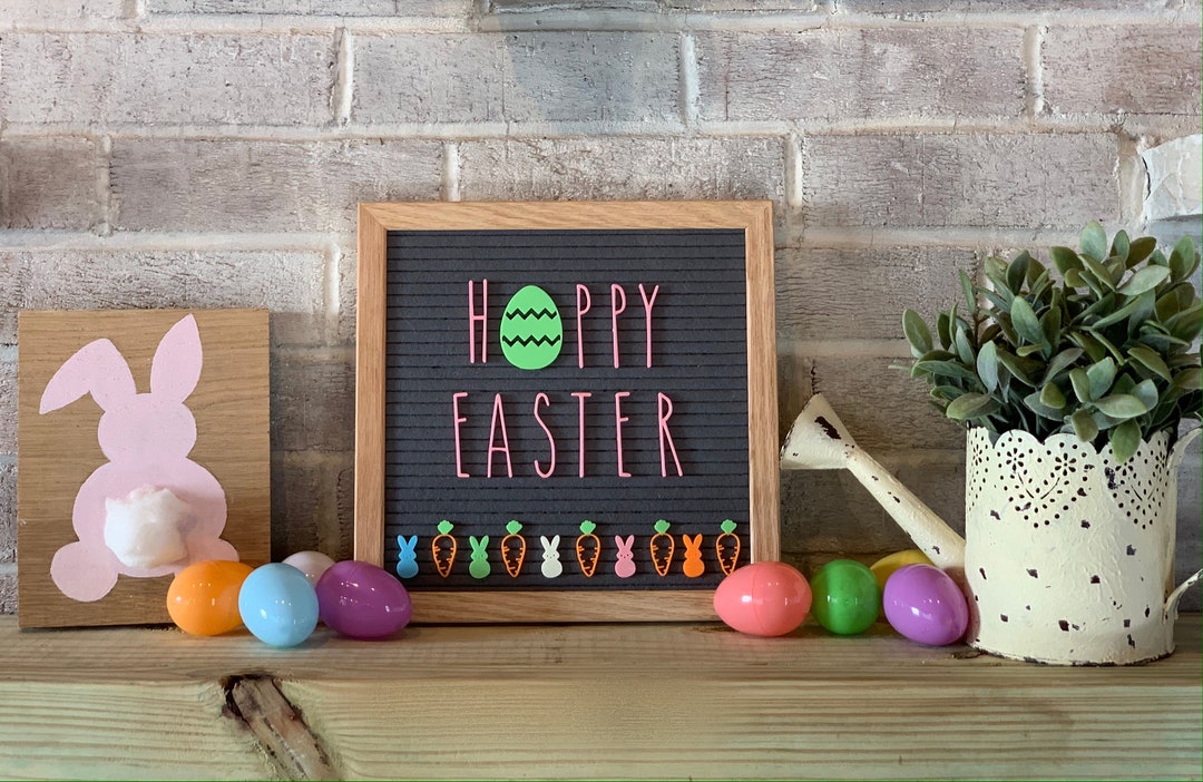 Happy Easter Letter Board - Holiday Easter Letter Board Icons - Etsy