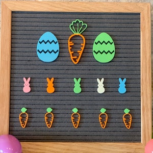 Happy Easter Letter Board Icons - 3D Printed Easter Decor - Etsy
