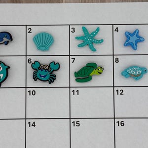 Sea Creatures Shoe Charm | Compatible With Crocs | Summer Shoe Charms ...