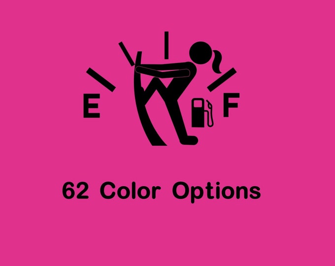 Gas Gauge Decal, Decal for Car, Gas Door, Decal for Jeep, Gas Decal ...