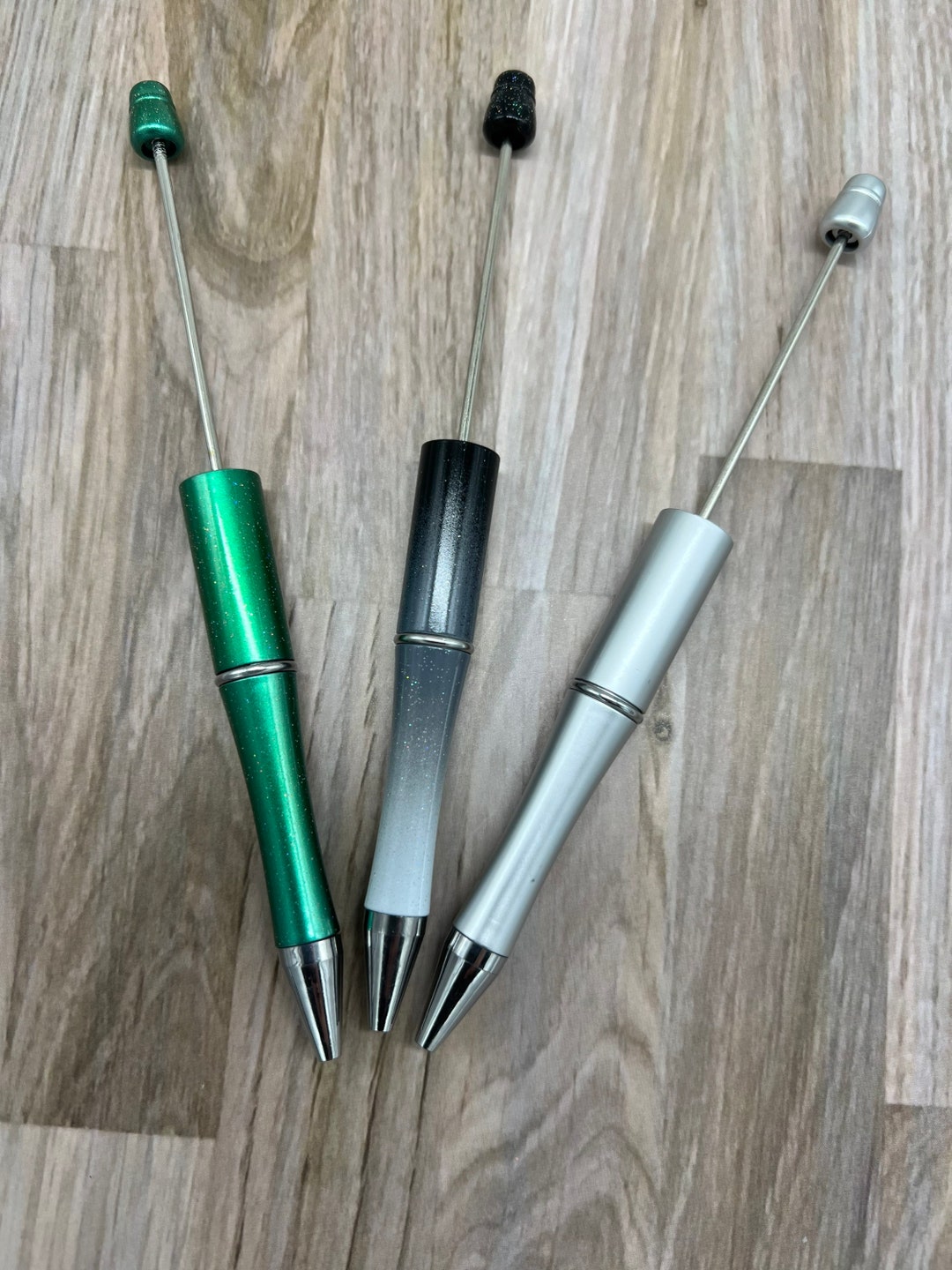 Beadable Pens With Black Ink | DIY Craft | Beadable Blank - Etsy