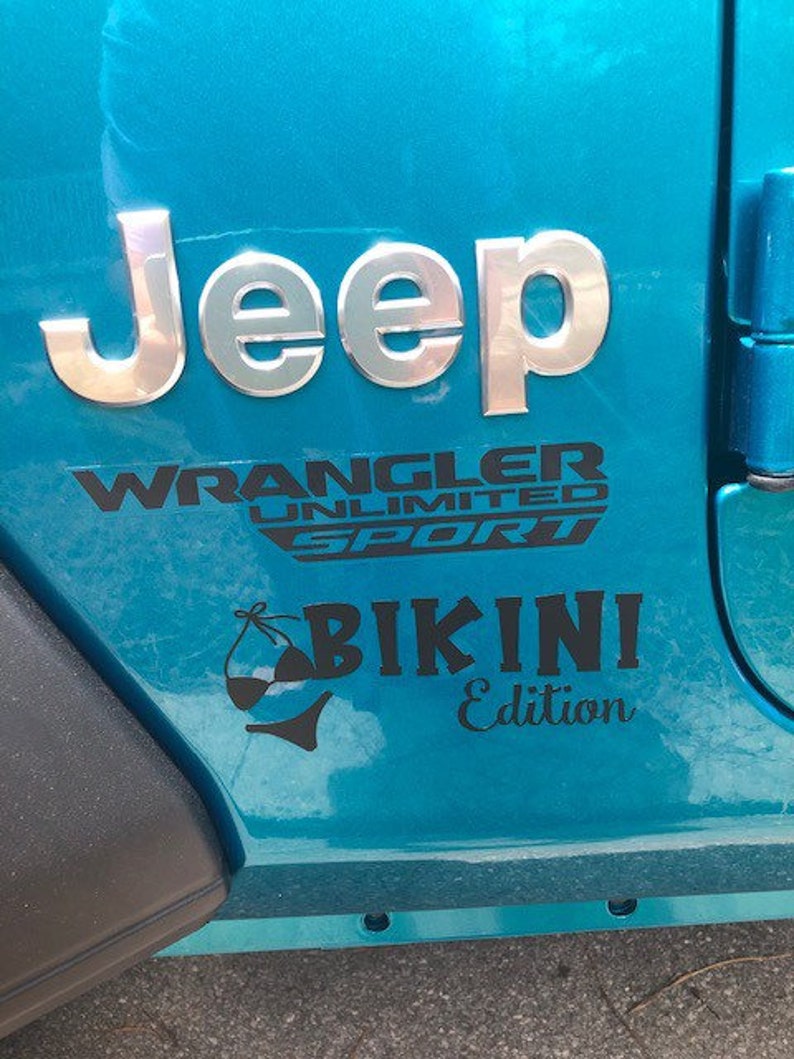 One Bikini Edition Decal Vinyl Decal Bikini Pearl Color - Etsy.de