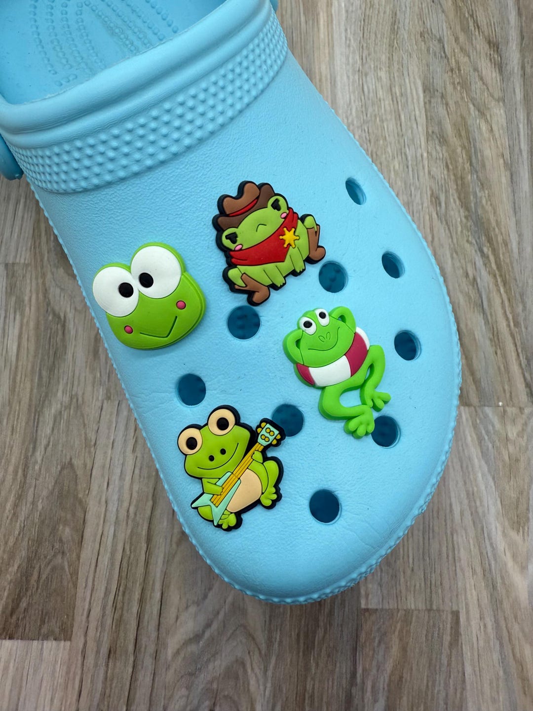 Frog Shoe Charm | Compatible With Crocs | Ribbit | Cute Shoe Charms for ...