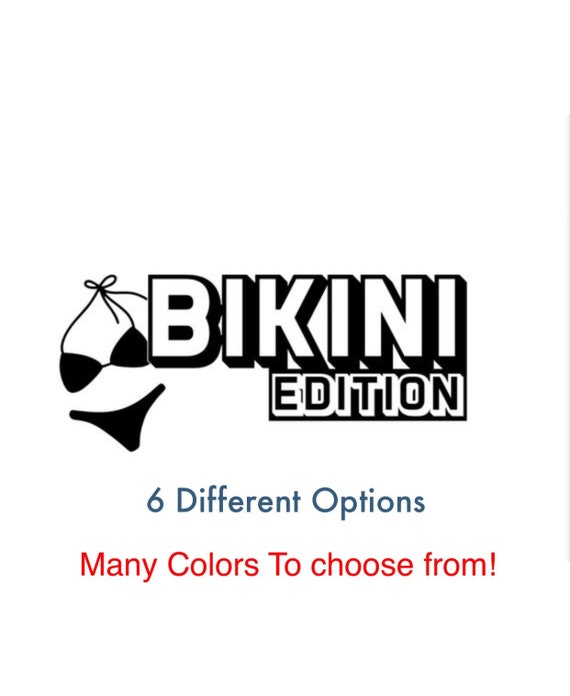 One Bikini Edition Decal Vinyl Decal Jeep Bikini Pearl | Etsy