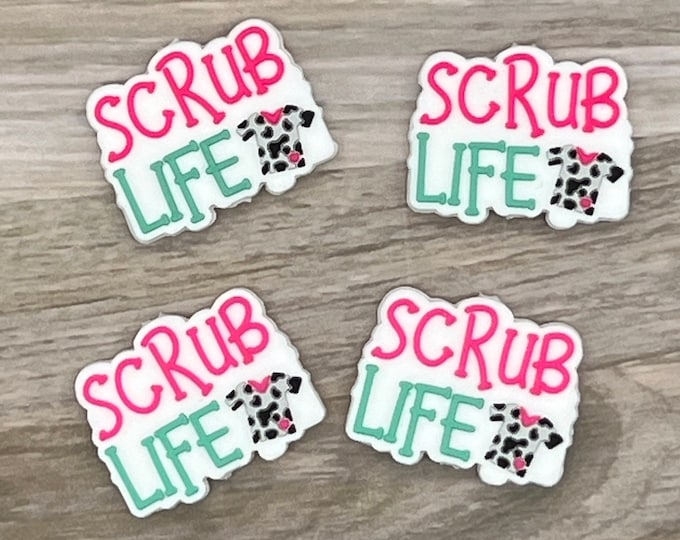 Scrub Life Silicone Focal Beads | Healthcare Worker Beads |nurse Focal ...