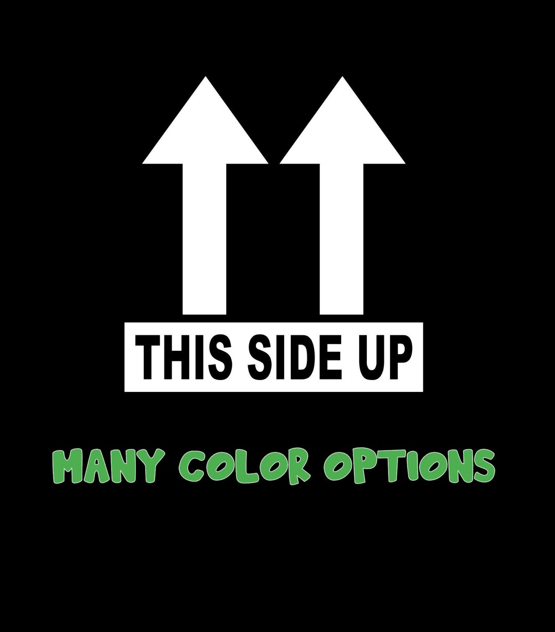 This Side up Decal | Decal for Jeep | This Side Up - Etsy