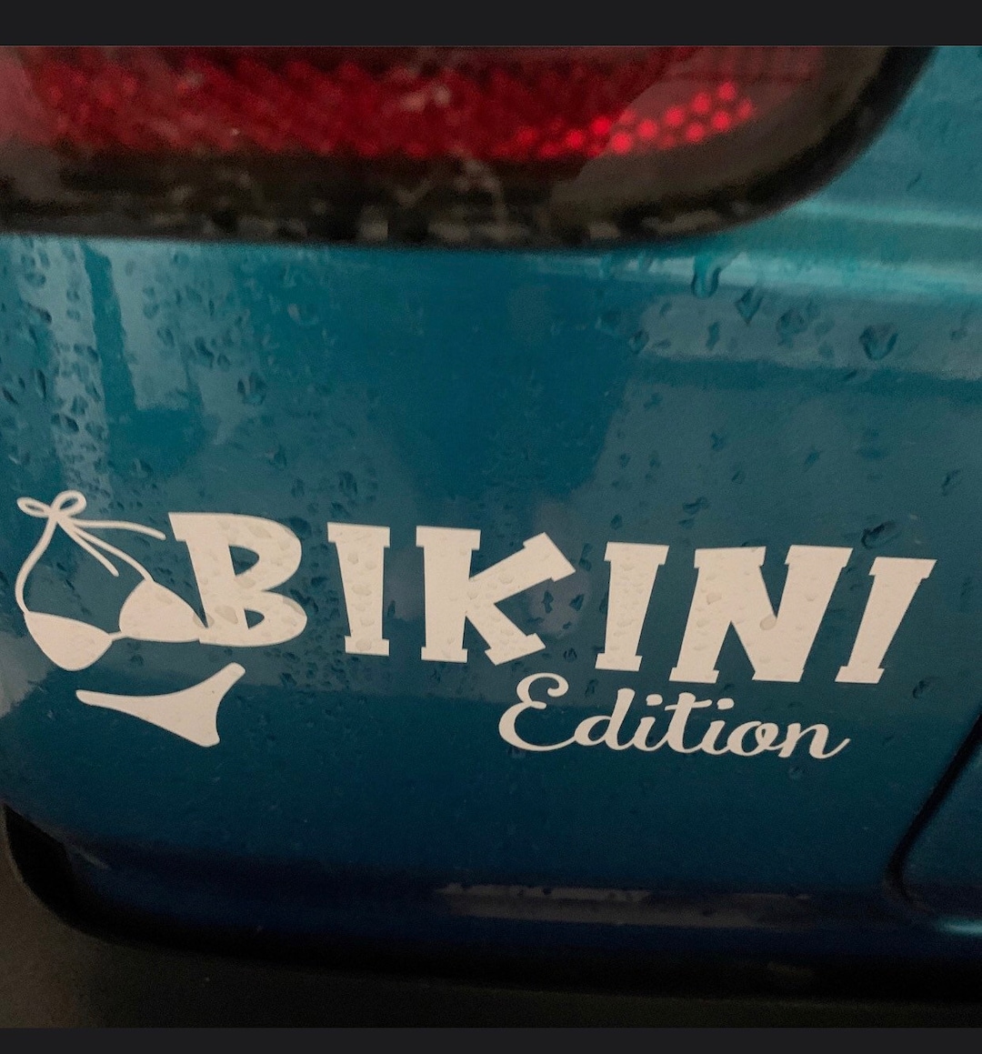 One Bikini Edition Decal - Vinyl Decal - Bikini Pearl Color - Etsy