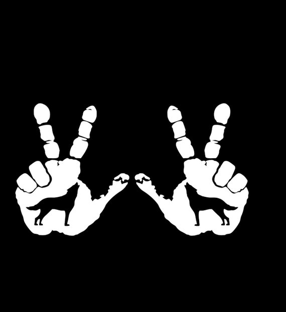 Wolf Hand Sign
