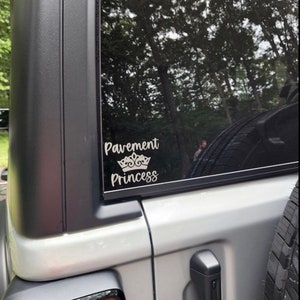 Pavement Princess Decal Decal for Jeep - Etsy