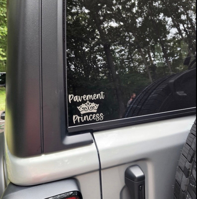 Pavement Princess Decal Decal for Jeep - Etsy