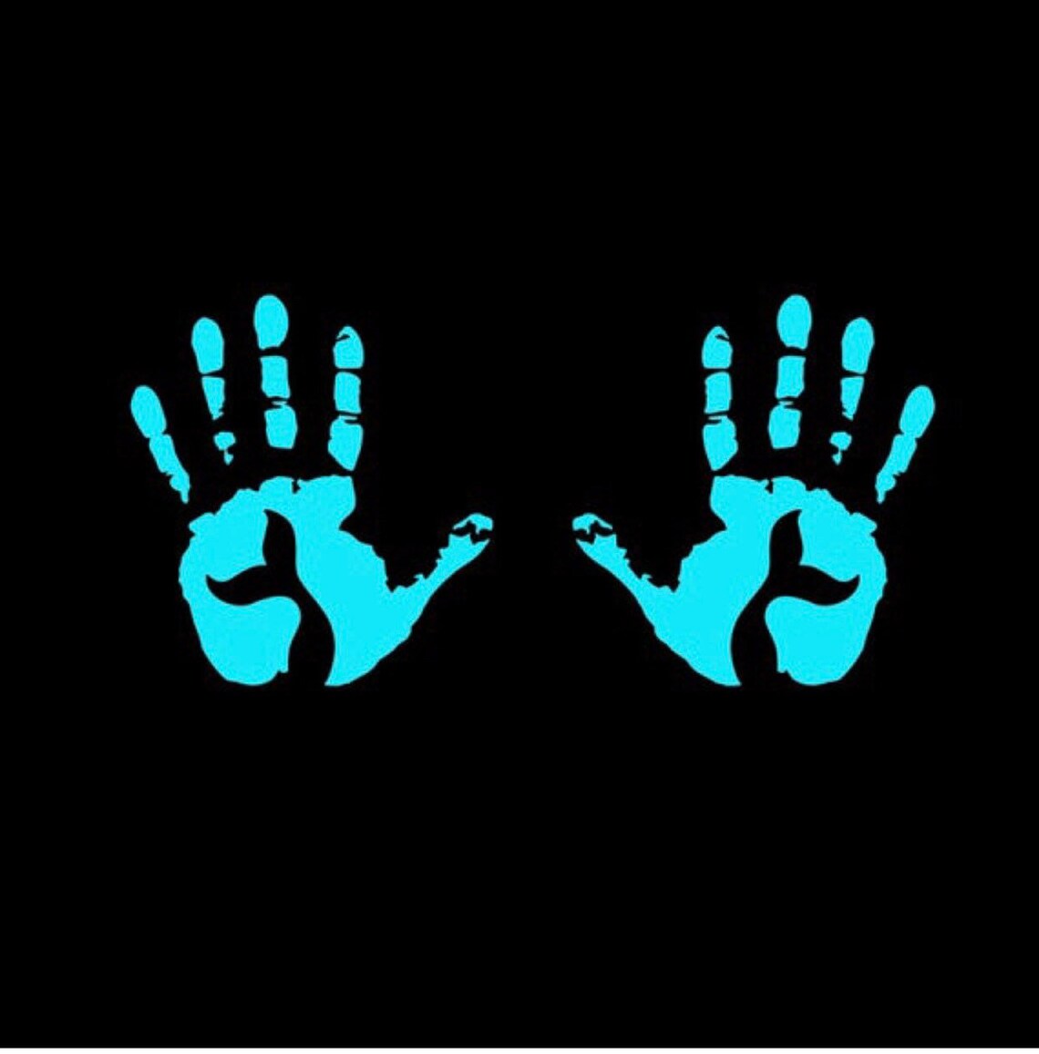 Jeep Hand Wave Mermaid Tail Wave decal Hand Wave mirror | Etsy